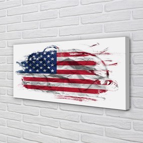 Obrazy na plátně Vlajky Spojených států 125x50 cm