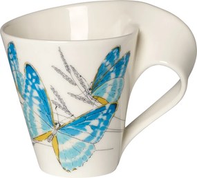 Villeroy&Boch Villeroy & Boch NewWave Caffè hrnek s uchem Morpho Cypris v dárkové krabičce, 13 × 9,5 × 11,3 cm