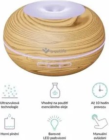 TrueLife AIR Diffuser D5 light hnědá / Aroma difuzér a zvlhčovač vzduc