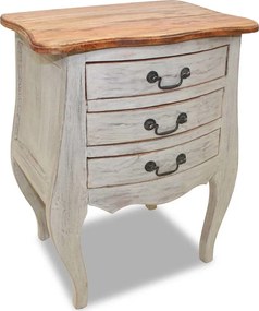 vidaXL Noční stolek masivní recyklované dřevo 48 x 35 x 64 cm [244504]