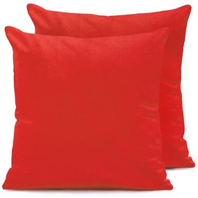 DecoKing - Povlak na polštář Amber - Červený