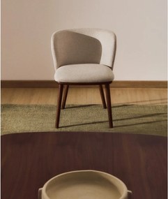 Béžové čalouněné jídelní křeslo Ciselia – Kave Home