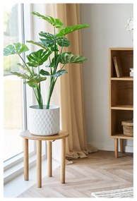 Kulatý odkládací stolek z dubového dřeva ø 40 cm Jena – House Nordic