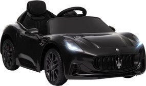 Dětské elektrické auto AIYAPLAY Maserati Gran Turismo Folgore, 12V s dálkovým ovládáním 2.4G, LED světla, hudba, klakson, MP3, auto pro děti od 3 do …