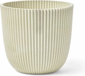 Capi Nature Groove Made With Planter Ball Sawdust Beige Ø 17 cm / V 15 cm