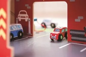 Bigjigs Toys Garáž s parkovištěm / od 3 let