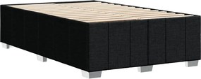 Rám postele bez matrací černá 120x190 cm textil 3284820