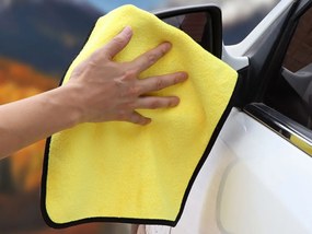 Verk Group Utěrky z mikrovlákna na okna automobilu utěrky z mikrovlákna sada 3 ks