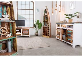 Massive home | Barevná komoda z masivu Avadi II 160cm cm reycklované dřevo