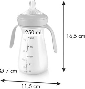 TESCOMA Láhev PAPU PAPI 250 ml, růžová