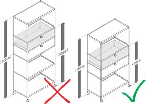 Tchibo - Doplňková sada koleček k sérii kovového nábytku CN3