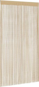 Provázkové záclony, 2 ks, 100x250 cm, béžová 132404