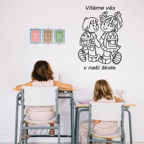 Samolepka Vítáme vás v naší škole