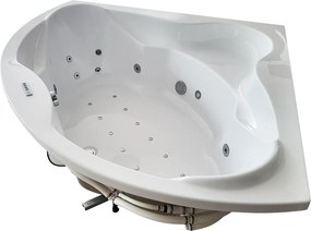 Essente PrimaLine BETA 150x150 hydromasážní vana 150 × 150 cm HYDROMASÁŽNÍ SYSTÉM: BASE