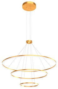 Redo 01-2246 závěsné LED stmívatelné svítidlo Orbit bronz, 186W, 3000K, ø150, ø100, ø60cm