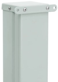 vidaXL Zatahovací boční markýza/zástěna na terasu 100 x 500 cm šedá