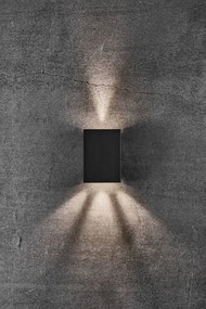 NOR 2019041003 Venkovní nástěnné svítidlo Fold 10 2x3,5W LED černá čirá - NORDLUX