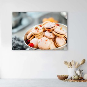 Gario Obraz na plátně Rose macarons Rozměry: 60 x 40 cm