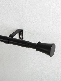 MK Lůžkoviny Garnýž jednořadá Federico - matná černá 120 - 210 cm