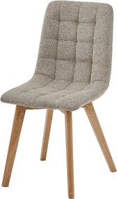 Jídelní židle CT-291 BK2, látka, černá (44 x 52) cm béžová