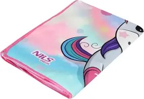 NILS aqua NAR20 Ručník - pončo z mikrovlákna Unicorn