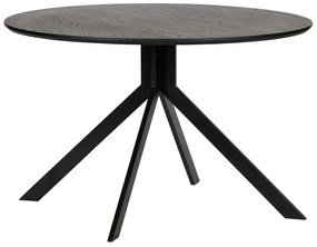 Jídelní stůl sonny ø 120 cm černý MUZZA