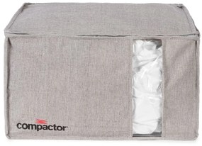 Compactor OXFORD vakuový úložný box XL, 56 x 42 x 33 cm, pevné pouzdro, polyester-bavlna
