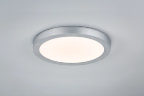 Paulmann 70655 Lunar, matně chromové stropní LED svítidlo, 15,5W LED 3000K, prům. 30cm