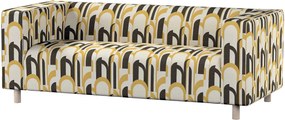 Potah na pohovku IKEA Klippan 2-místná barva vícebarevná látka pletený vzor, vzorované