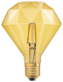 Diamantová LED žárovka E27 4,5 W Vintage 1906, teplá bílá