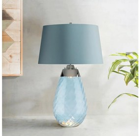 Elstead LENA-TL-L-BLUE - LED Stolní lampa LENA 1xE27/60W/230V+1xGU10/7W modrá LENA-TL-L-BLUE