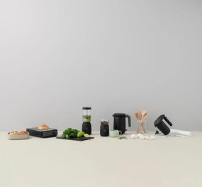 Černá plastová rychlovarná konvice 1 l Foodie – RIG-TIG