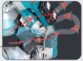 Aku pokosová pila Makita LXT DLS211ZU