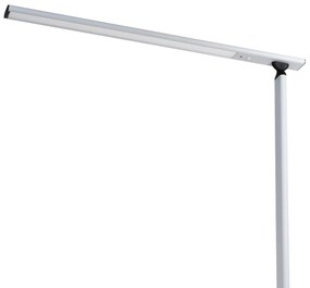 Prios Zyair LED stojací lampa, stříbrná, 108,4 cm