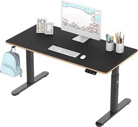 ULTRADESK Pulsar černá / Dětský pracovní stůl / elektricky nastaviteln
