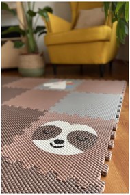Minideckfloor podlaha 16 dílů - jednorožec, lama, beránek a lenochod 24-16-15