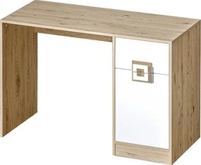 Casarredo - Komfort nábytek Dětský psací stůl NIKO 10 dub jasný/bílá