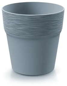 PROSPERPLAST Květináč - FURU, varianta I Průměr: 17,5 cm, Barva: světle šedá