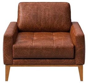 Křeslo musso tufted cognac MUZZA