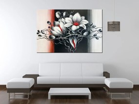 Gario Ručně malovaný obraz Bílá krása Rozměry: 120 x 80 cm