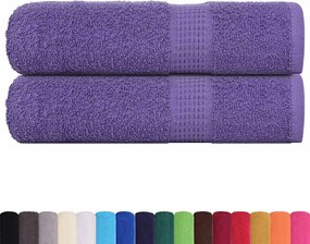 Ručníky FROGN 2 ks fialové 100x150 cm 360 g/m² 136884