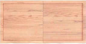 Koupelnová deska hnědá 120x60x(2-4) cm ošetřený masivní dřevo 3156143