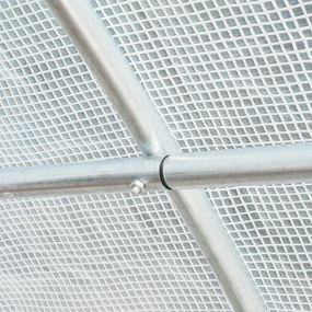 Outsunny náhradní fólie náhradní kryt 600 x 300 x 200 cm s předními dveřmi, 12 oken skleníková fólie odolná proti roztržení, zahradní fólie pro sklen…