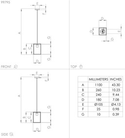 Eglo 99795 - Lustr na lanku LIBERTAD 1xE27/40W/230V