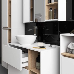 Závěsná koupelnová skříňka VAMI 50 cm - výběr z 6 provedení