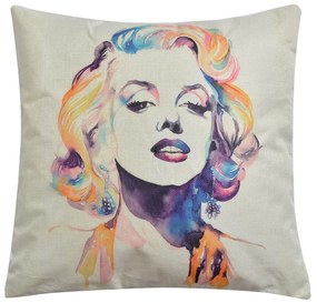 Dekorační polštář s portrétem Marilyn Monroe - 43*43 cm