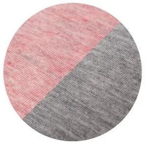 Ceba Prostěradlo do kočárku (73-80 x 30-37) 2 ks Light grey + Pink