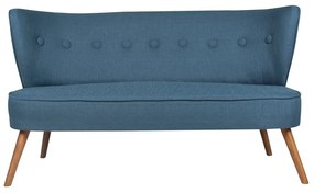 Designová pohovka Verena 141 cm modrá