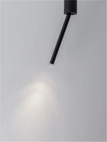 LED černé moderní stropní svítidlo Ornos 30