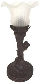 Stolní Tiffany lampa Stefanie – 12x31 cm